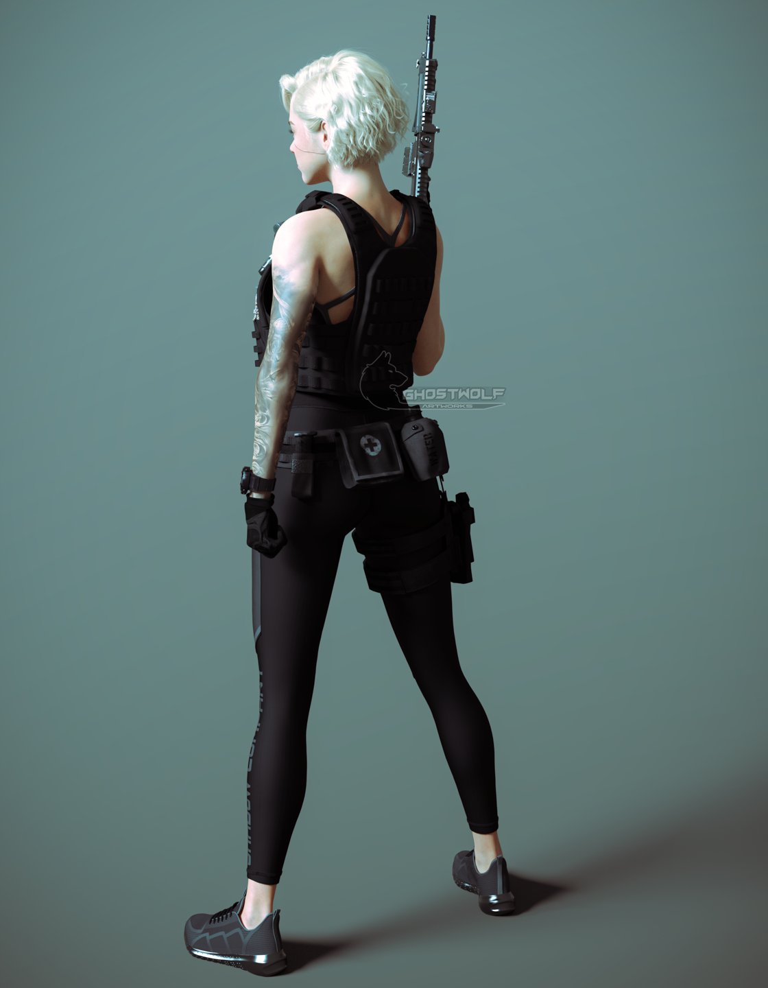 GhostWolf on Twitter: "It's been a while but I worked a little more on my Shadow Company OC's ...