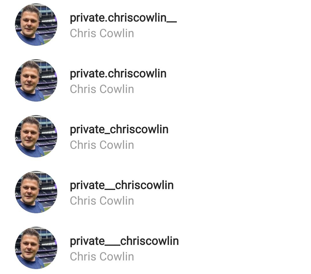 Chris Cowlin on Twitter: "More online impersonation and manipulation. Another case to send to ...