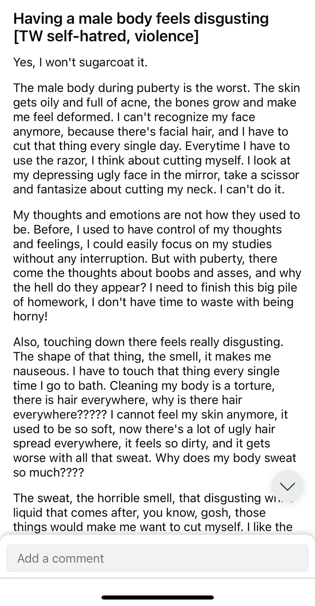 Aaron Terrell on Twitter: "An 18 year olds account of his Autogynephilic gender Dysphoria. Porn ...