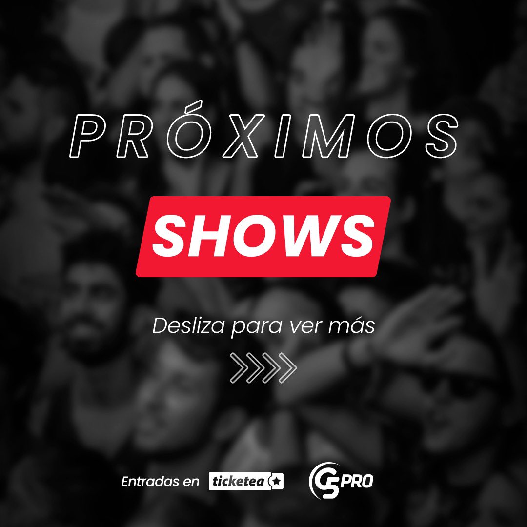 G5pro on Twitter: "Nuestra cartelera de Eventos ARDE🔥 🤫Se vienen más sorpresas🤭 No te quedes sin ...