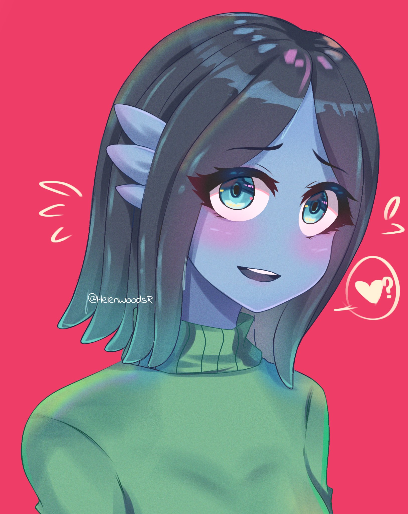 ヘレンウッズ 🍤【Commissions Open】 on Twitter: "Ruby Gillman 💙 | Krakens Vs sirens 🐙🧜‍♀️ °• Art by me ...