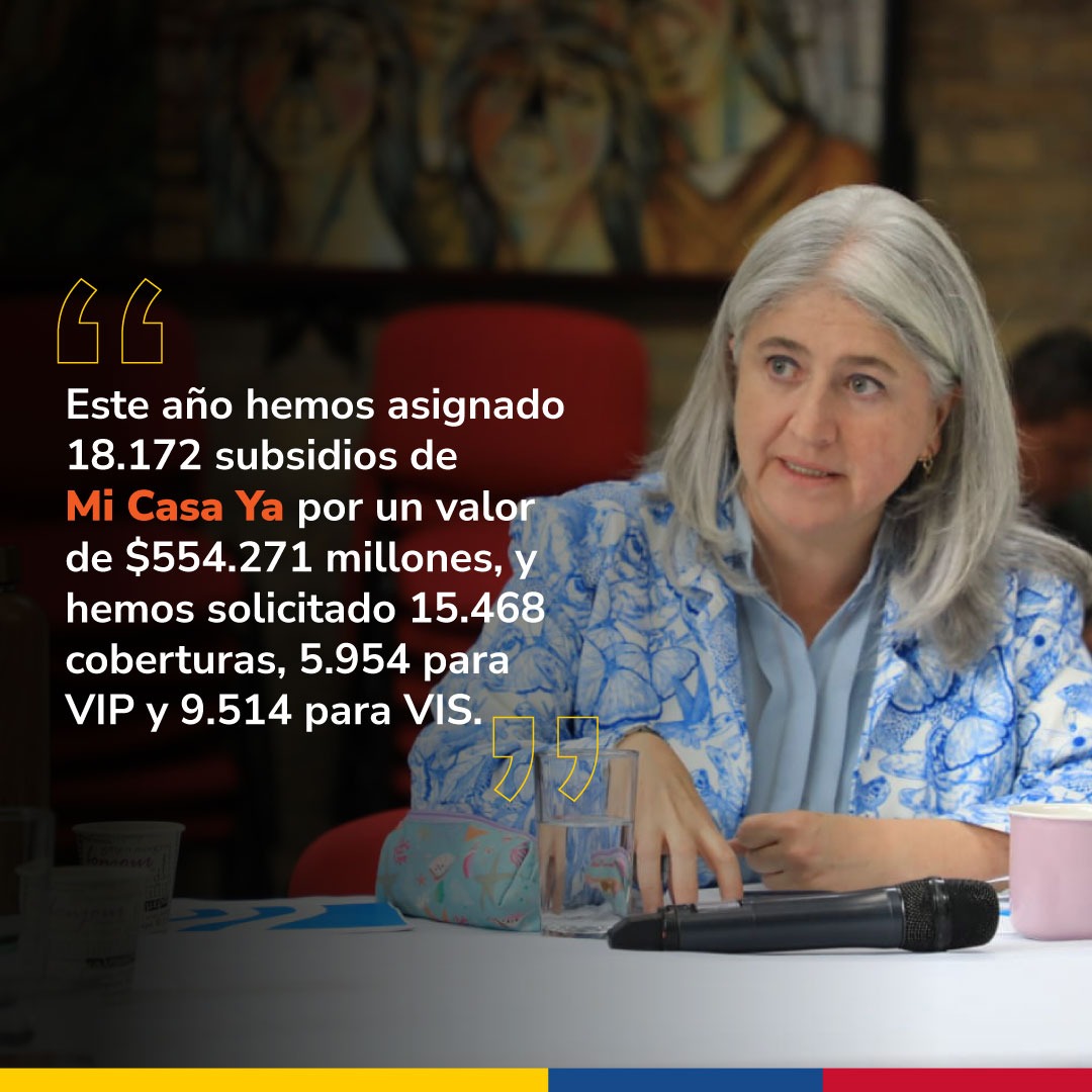 Catalina Velasco Campuzano, Ph.D. on Twitter: "Este año hemos asignado 18.172 subsidios de # ...