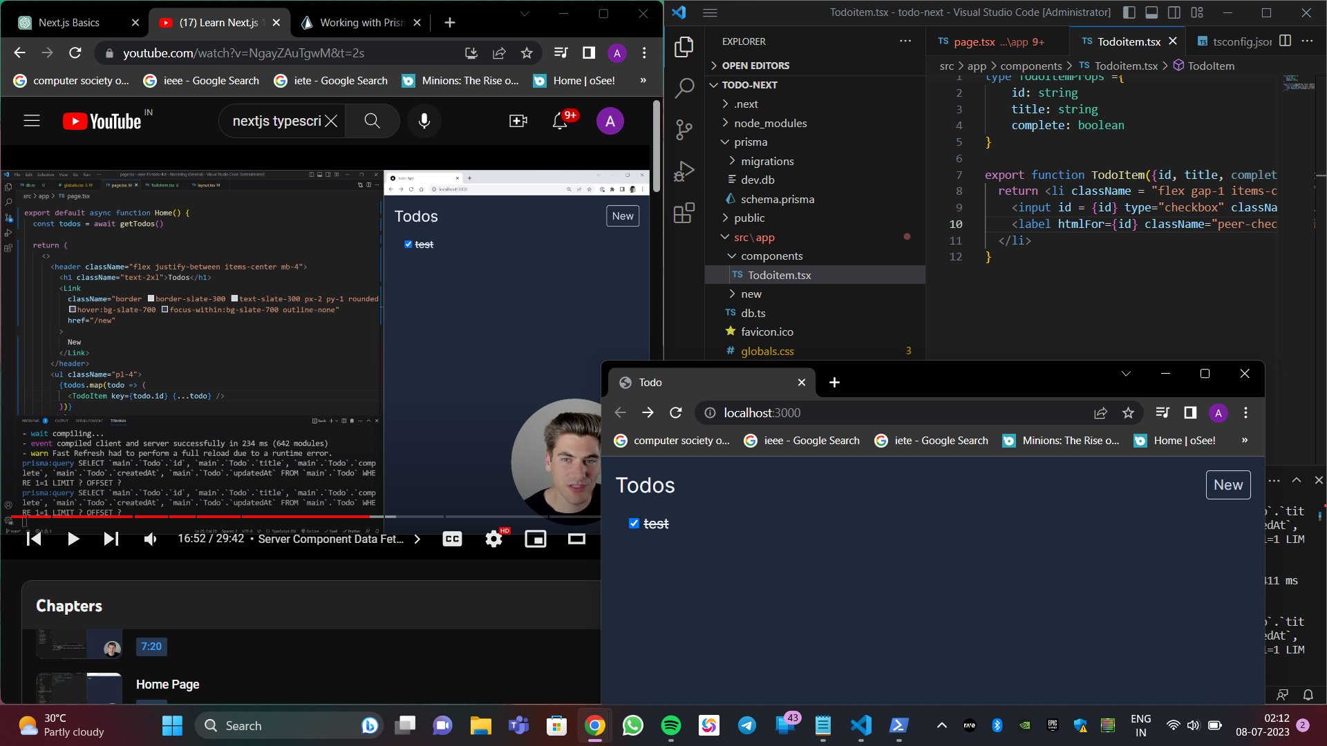 Arun Karthic on Twitter: "Day 64 of #100DaysOfCode challenge Halfway through building my first ...