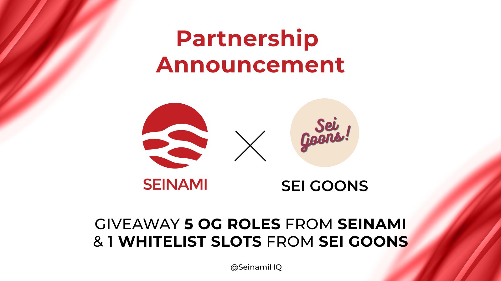 Seinami on Twitter: "🌊 SeiNami x Sei Goons Collaboration! 🚀 Hop on with us on the #SeiNetwork 🎉 ...