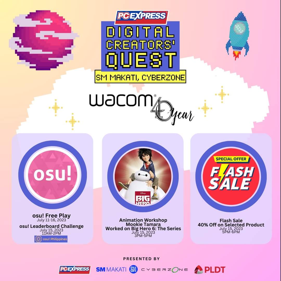 osu! Philippines on Twitter: "PC Express and Wacom PH is inviting us to an event in SM Makati ...