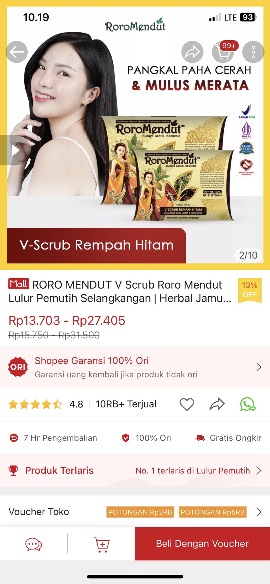 ai on Twitter: "@ohmybeautybank Aku pake ini nder... buat keti sekalian slengki juga. Tiap mau ...