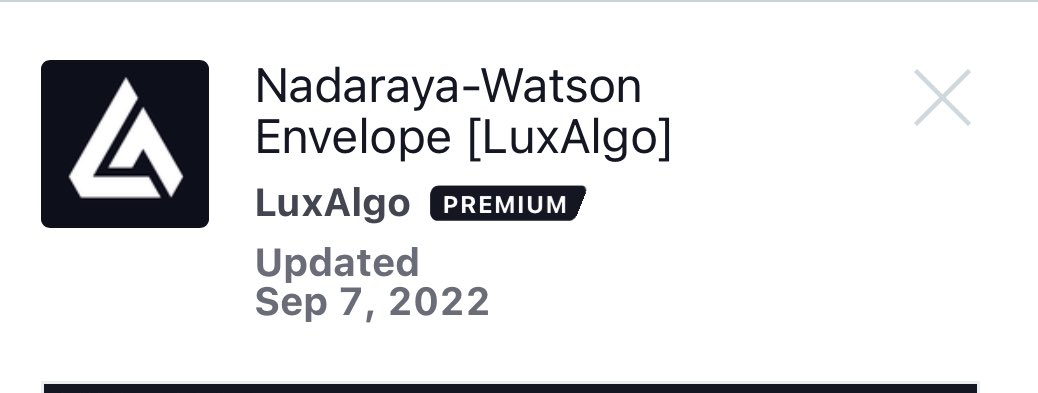 عبدالعزيز on Twitter: "المؤشر أسمه nadaraya-watson envelope Rsi multi length من انشاء المبدع ...