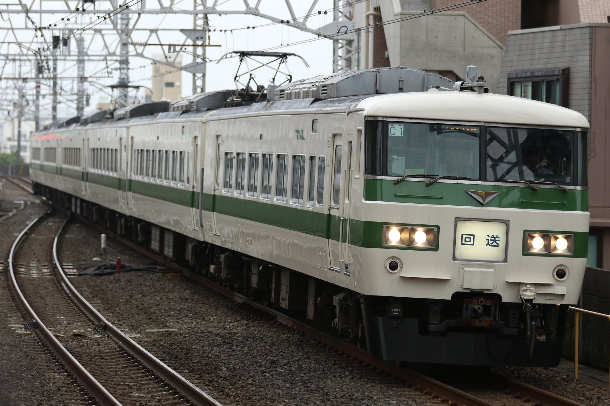 AK on Twitter: "2023/07/08 @市川 回9371M 185系 C1編成 （100周年バトンリレー号送り込み回送） ご一緒した皆様、朝早くからお疲れさまでした。ちなみに ...