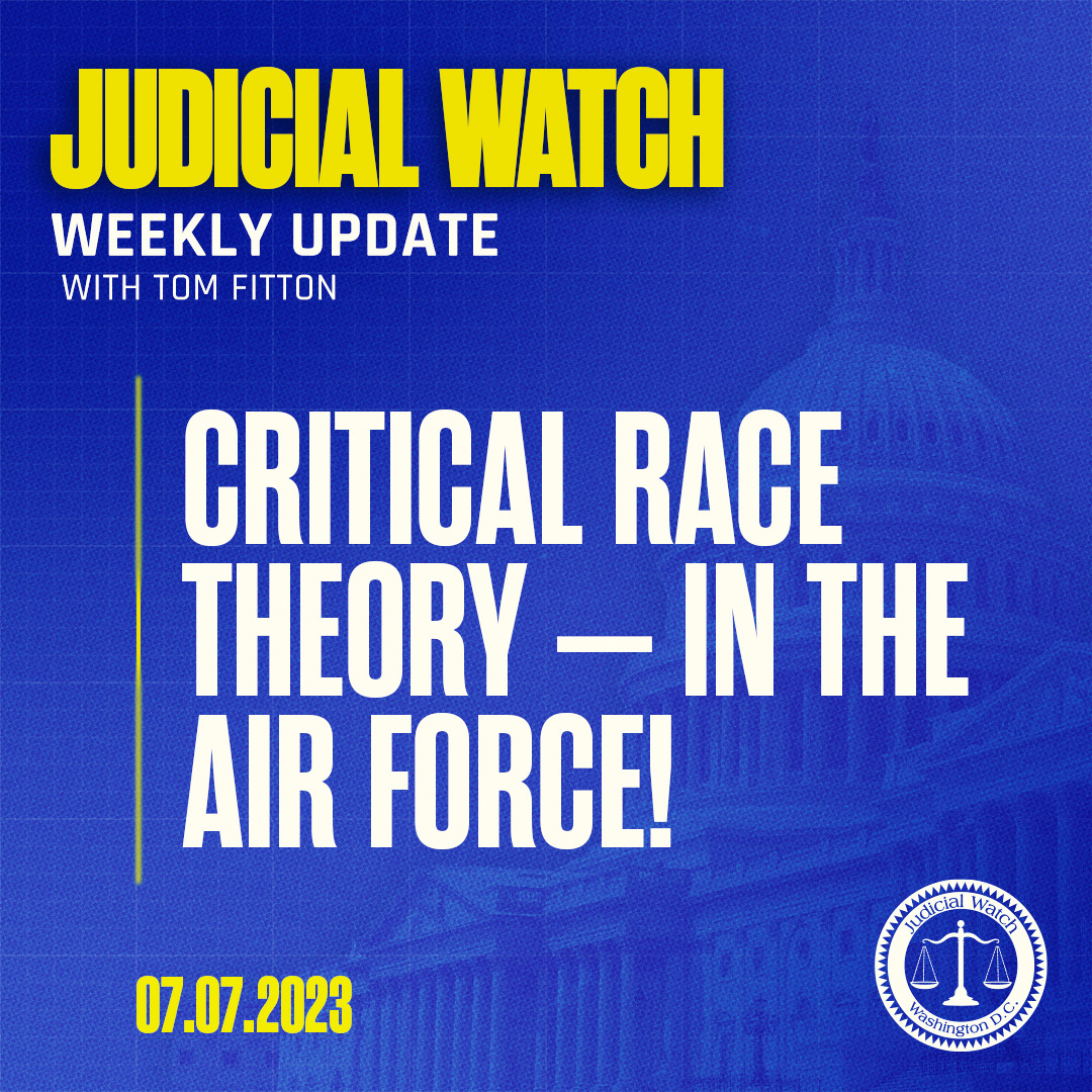 Judicial Watch ⚖️ on Twitter: "Judicial Watch Weekly Update with Tom Fitton -Air Force Academy ...