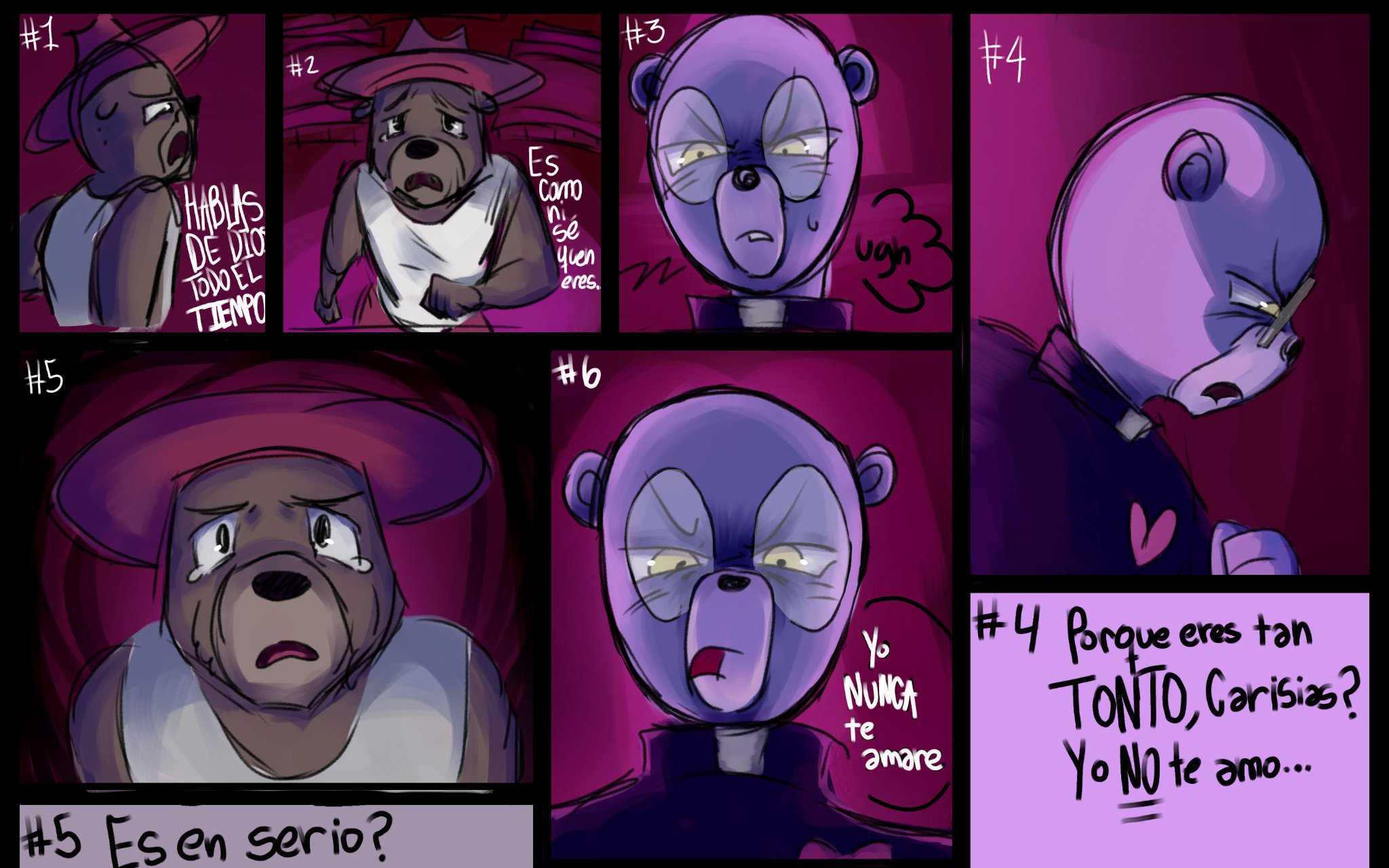 Knox on Twitter: "Quickly shaded and colored this mini comic thing sorri if it looks bad I ...