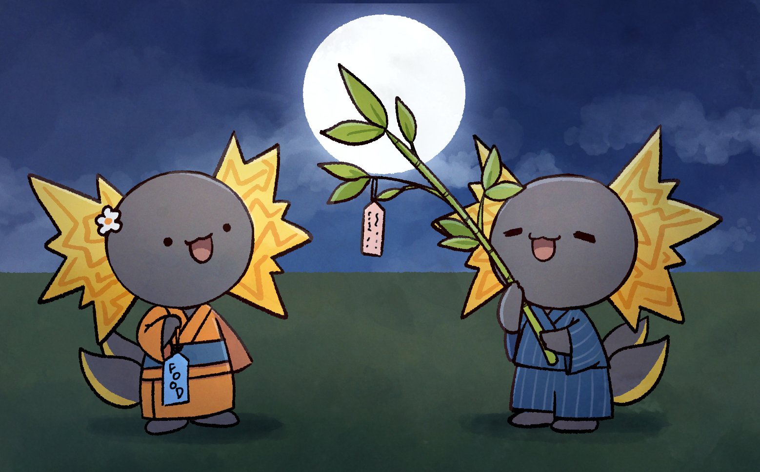 Daily Axelotl Doodles on Twitter: "happy tanabata! https://t.co/3U9I8BW6B4" / Twitter