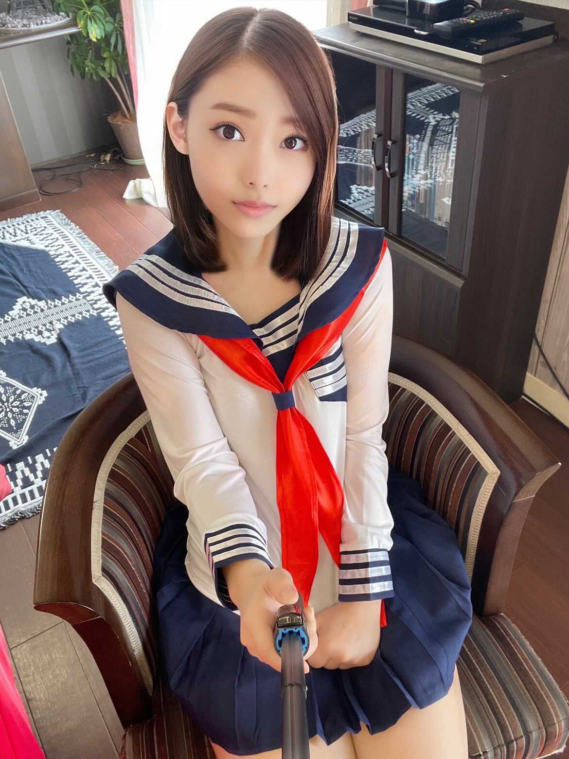 コスプレホリック On Twitter 写真提供＆モデル： Chiha Ru001 ミニスカートのセーラー服 スカーフは、通すだけの簡単