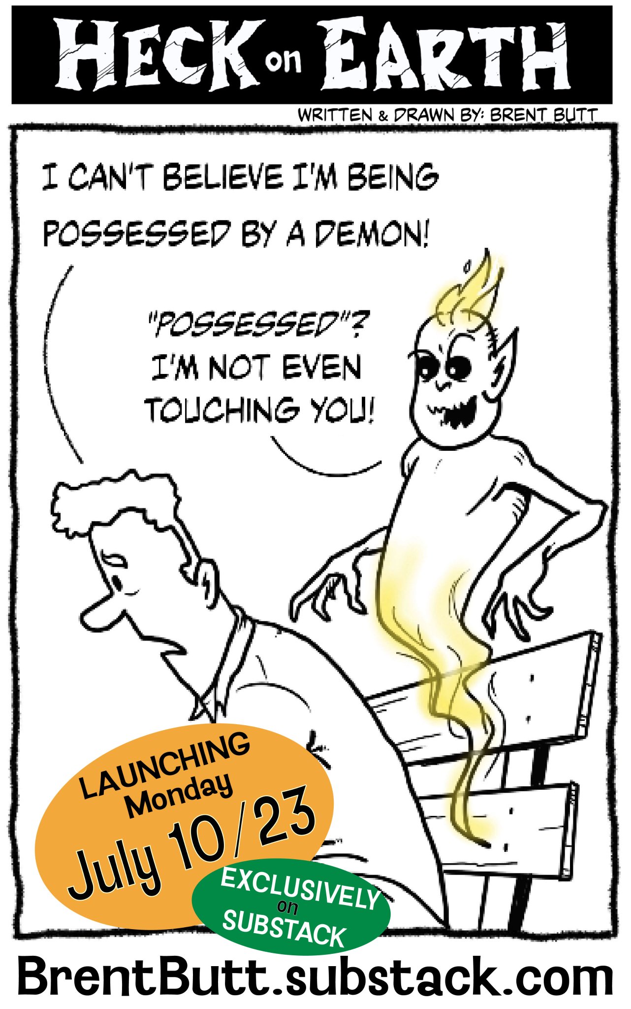 Brent Butt on Twitter: "My new strip is launching on MONDAY!!! INFO: https://t.co/5phFXw1QOm ...