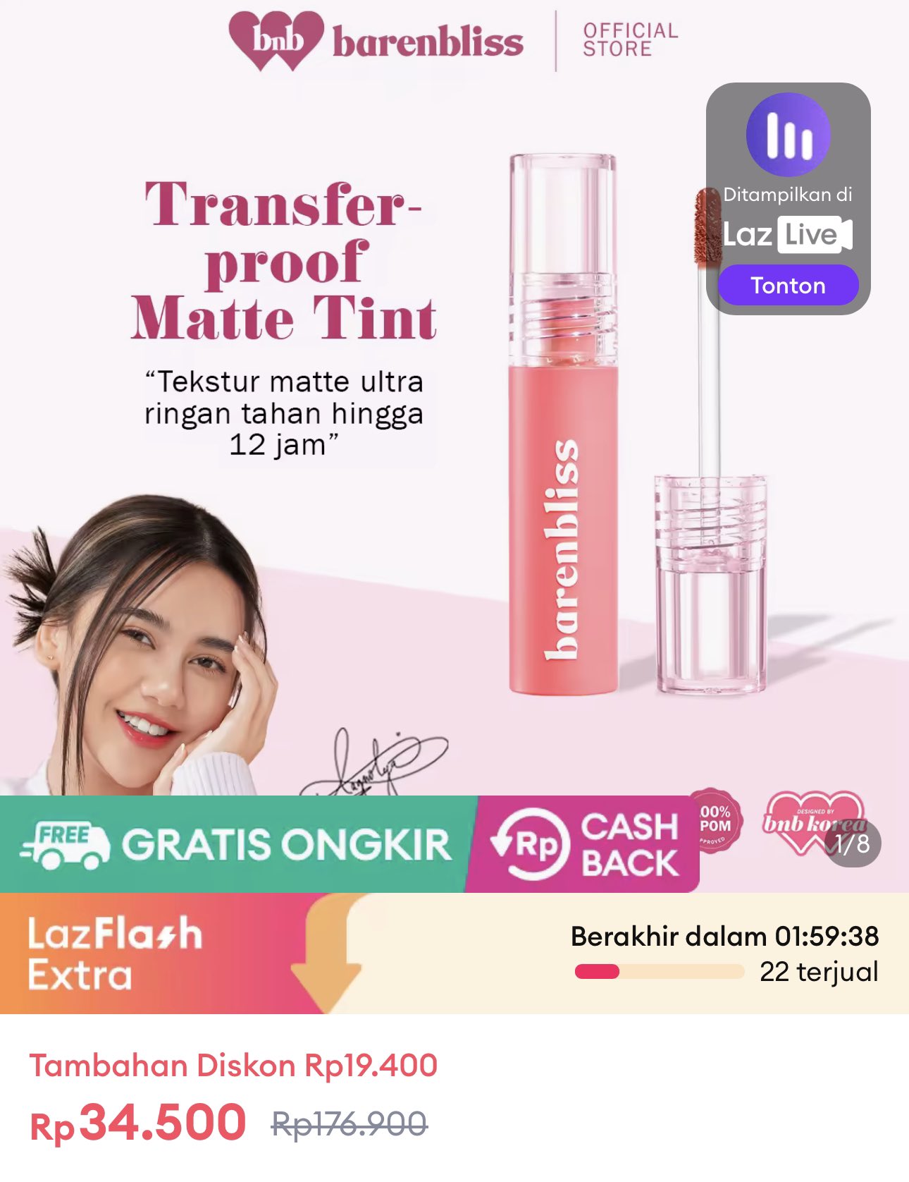 BerburuSale - Base Diskon Kukka on Twitter: "BNB Lip Tint https://t.co/8z4GSVnA2Z https://t.co ...