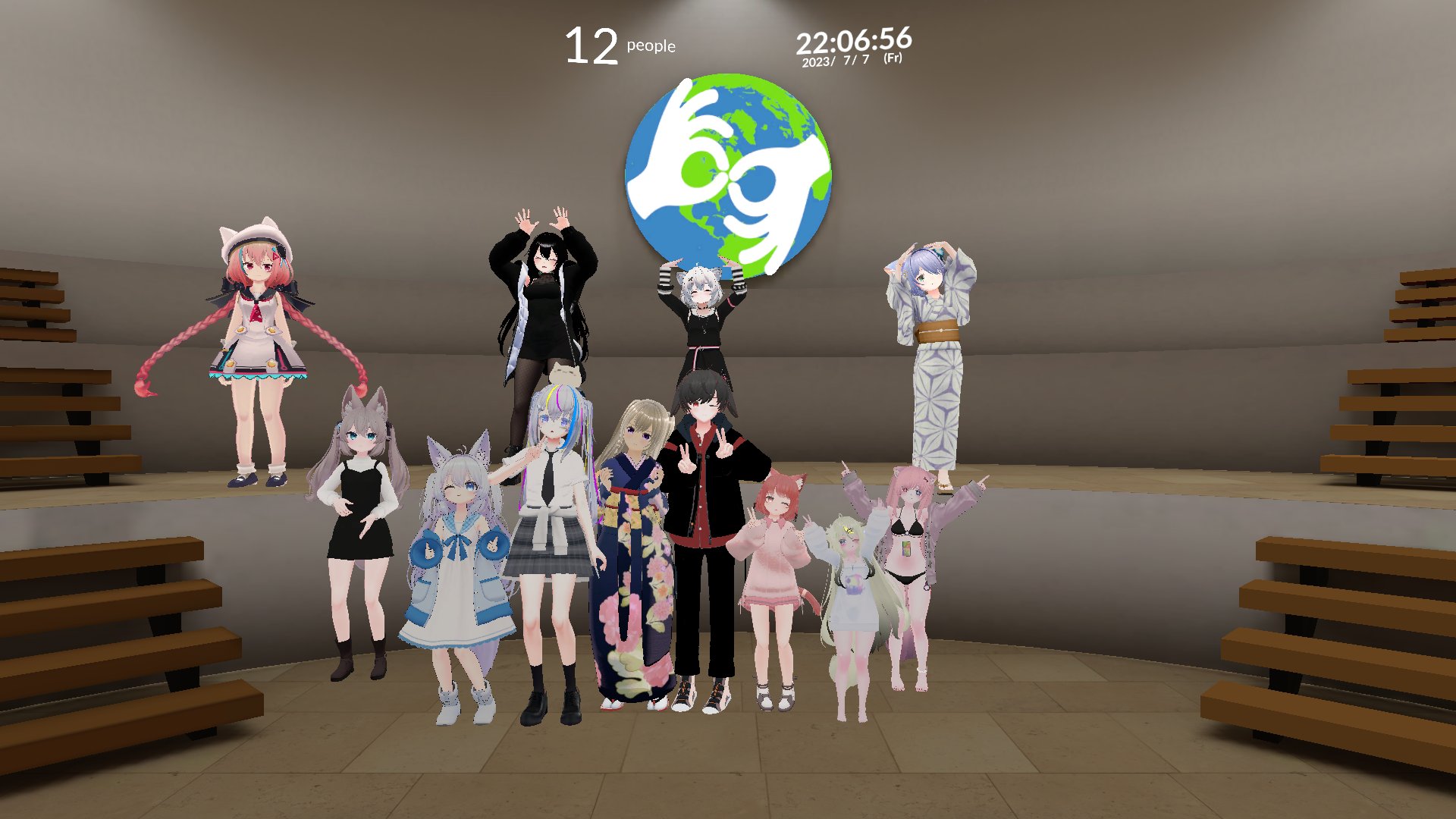 VRC/Suiminn04 on Twitter: "皆さん！おはようございます！ 昨晩は #すいみんVR手話 来ていただきありがとうございました！ 最後らへんは時間が過ぎてしまって失敗して ...