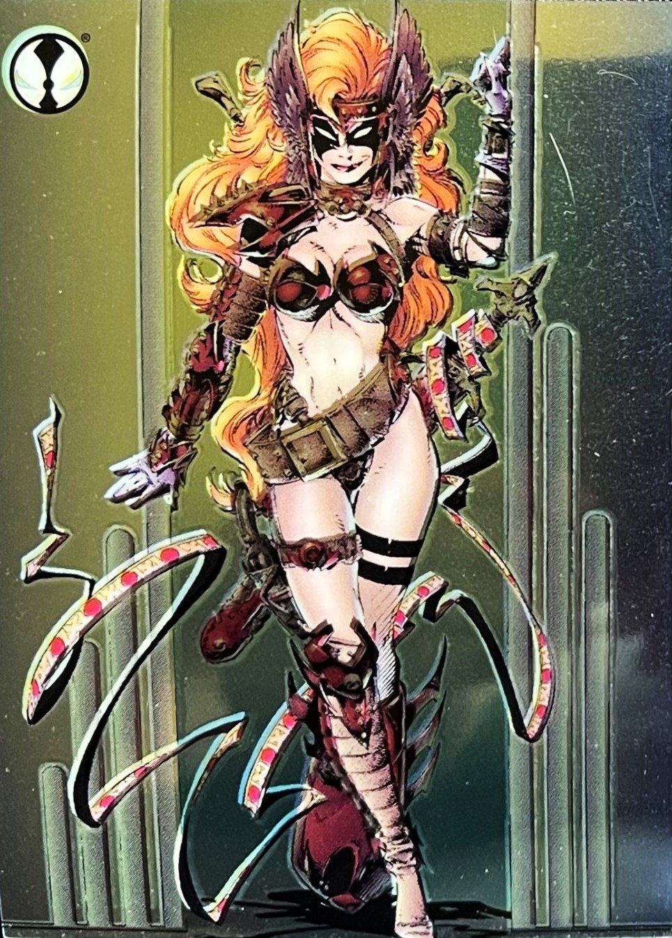 Daily Spawn Archive on Twitter: "Spawn Chromium Trading Card #60: "Grannie Blake" (1996). Art by ...