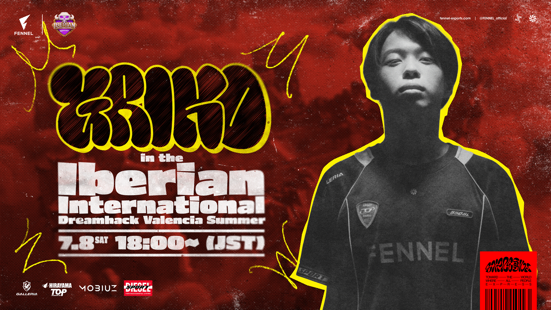 FENNEL on Twitter: "Iberian International Dreamhack Valencia Summer 7/8(Sat) 18:00 JST GRIKO ...