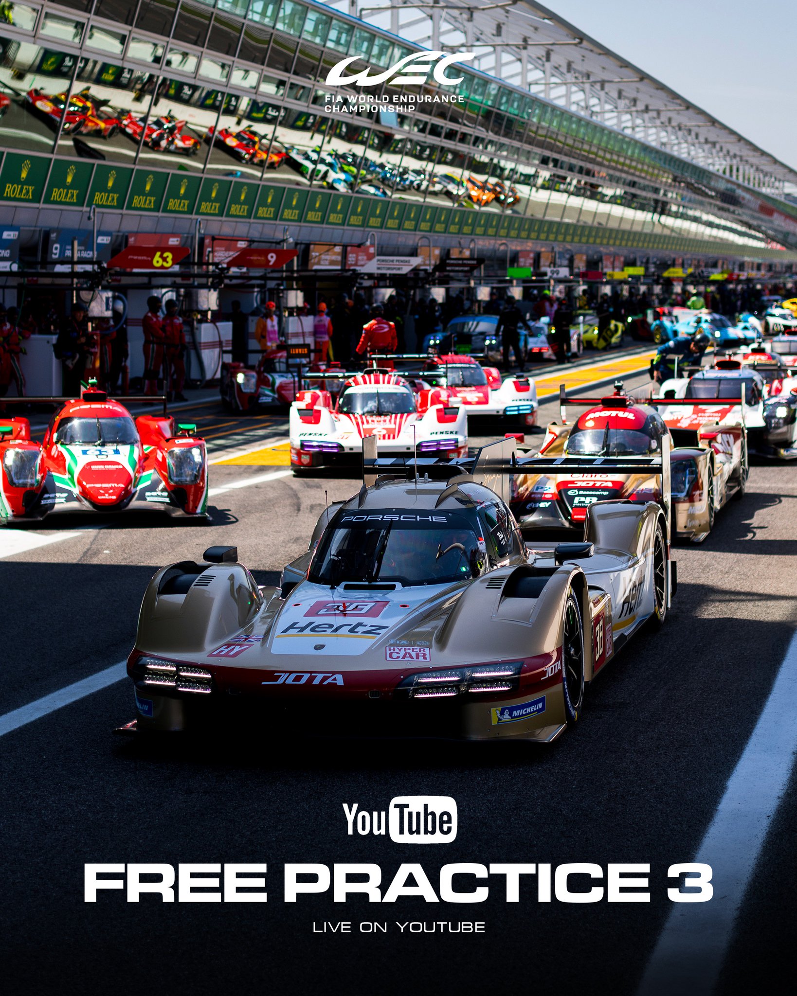 FIA World Endurance Championship on Twitter: "Watch today's FP3 - LIVE from Monza - all around ...