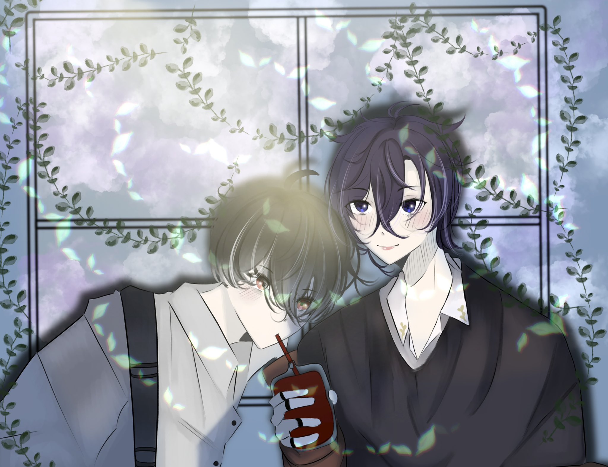 Strawberri 🍓 on Twitter: "I love Kuzuha and Shoto so much I tried drawing them together 🥹 # ...