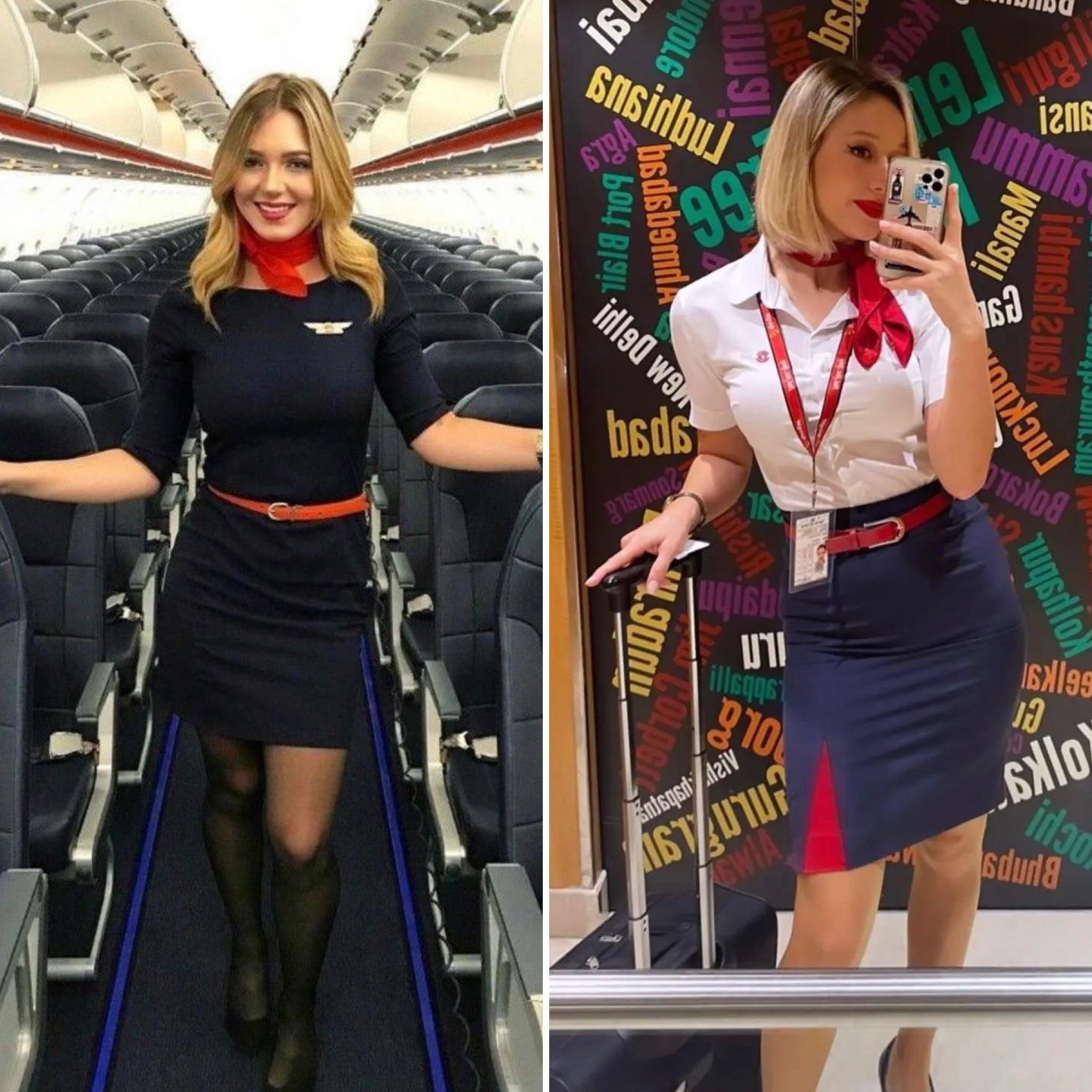 Sexy Flight Attendants on Twitter: "Is she hot & sexy enough for a retweet guys? You be the ...