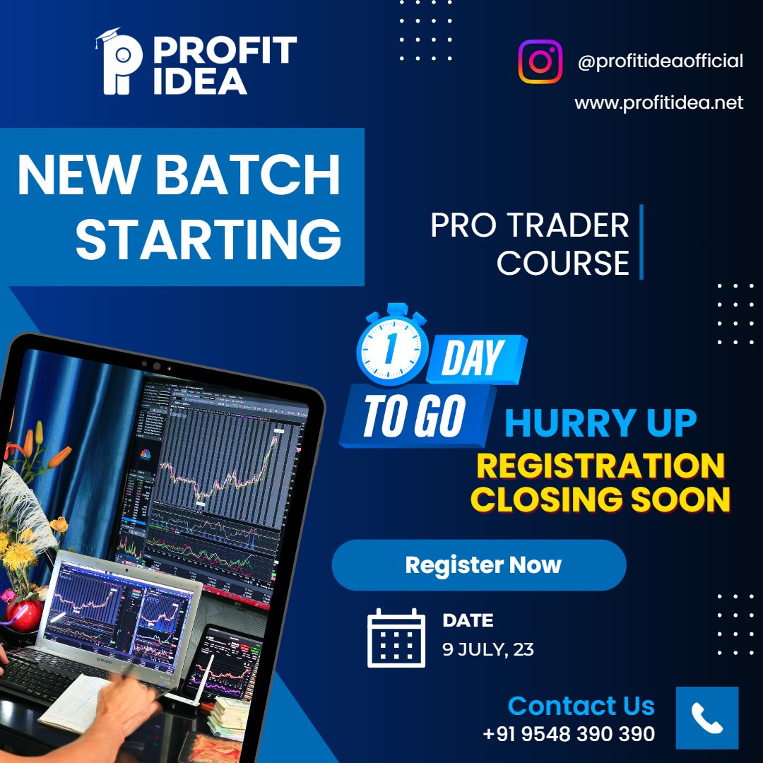 Varun Aggarwal on Twitter: "Admissions Open !!! Join Profit Idea Pro Trader Course, the most ...