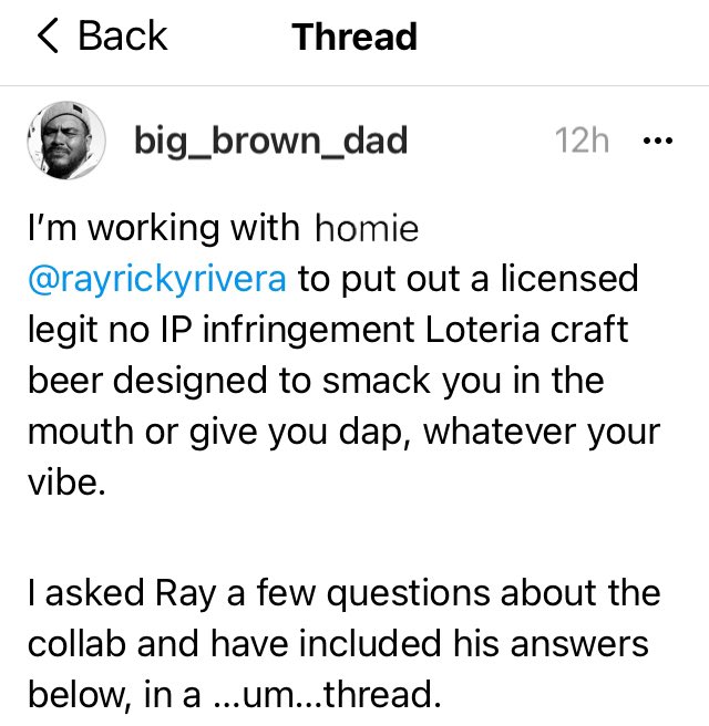 Ray Ricky Rivera on Twitter: "Here’s a thread with some background on the beer collab with ...