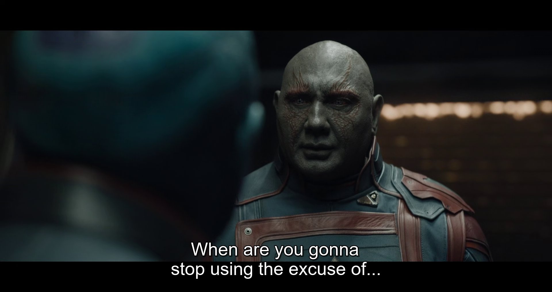 Golden Swordsman on Twitter: "This is just a commentary on Drax as a character in these movies ...