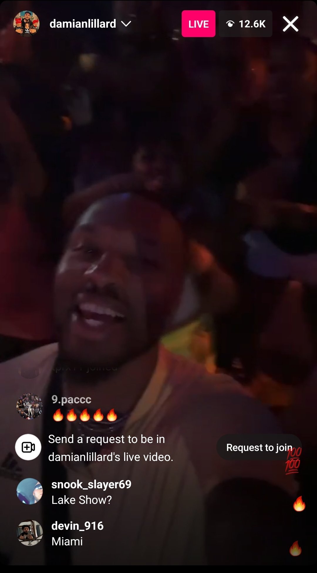 Per Sources on Twitter: "Damian Lillard currently jamming to Meek Mill on IG Live ...