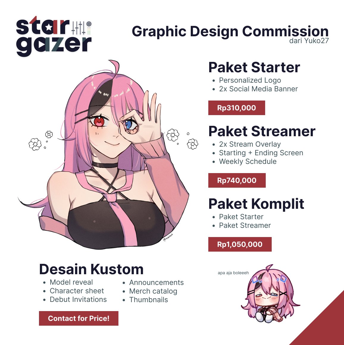 STARGAZER Studio on Twitter: "Price list🚀 https://t.co/u9QCYz3Xi6" / Twitter