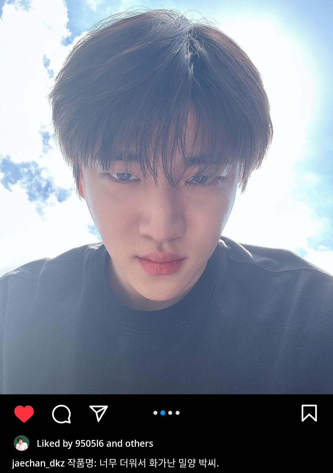 cw: stay by my side | D-8 UNTIL JNJ on Twitter: "JUNSUNG LIKING JAECHAN'S POST??! https://t.co ...