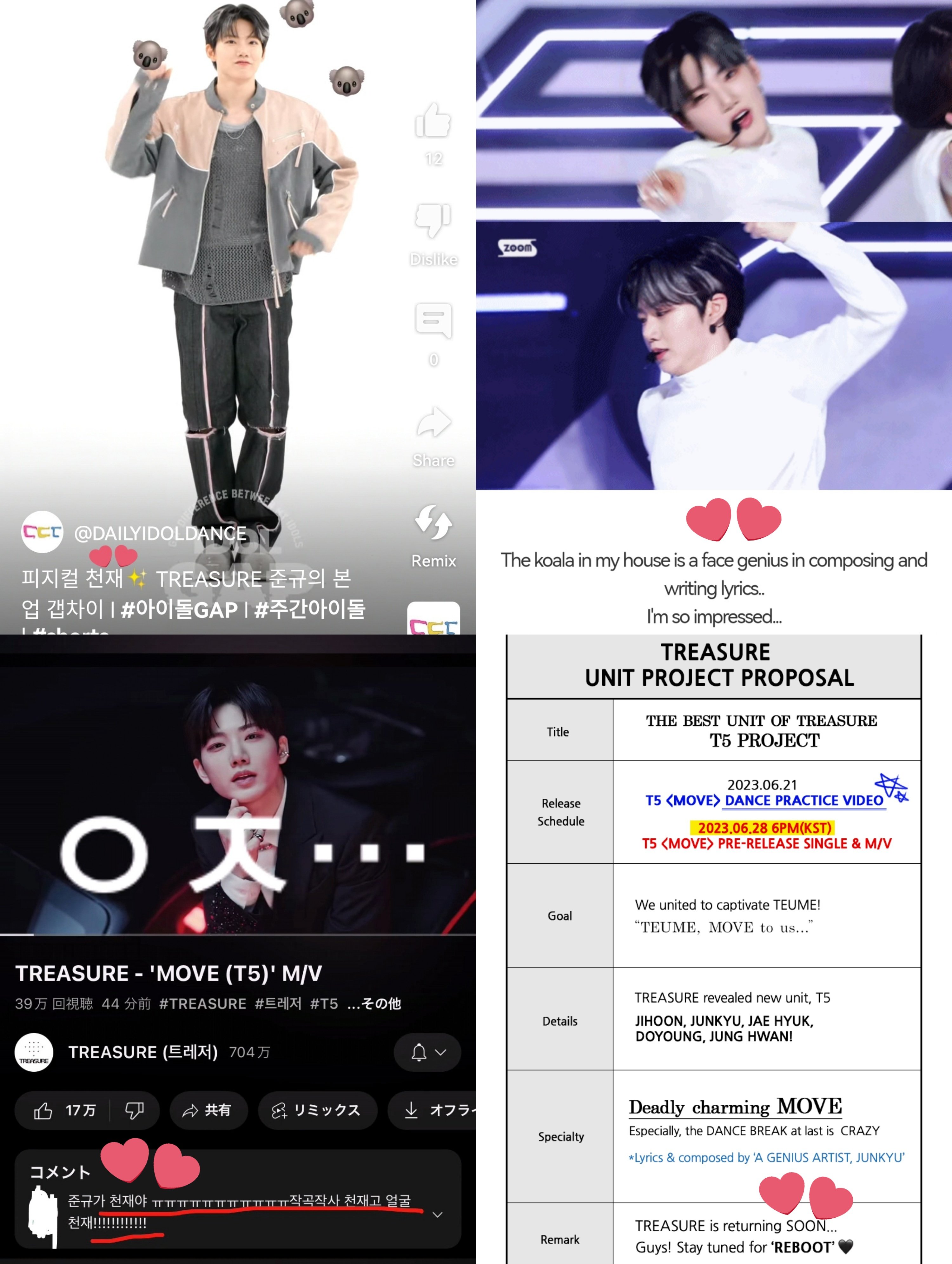 T5 PROD JUNKYU on Twitter: "Types of Genius that Junkyu been receiving: Weekly Idol - Physical ...