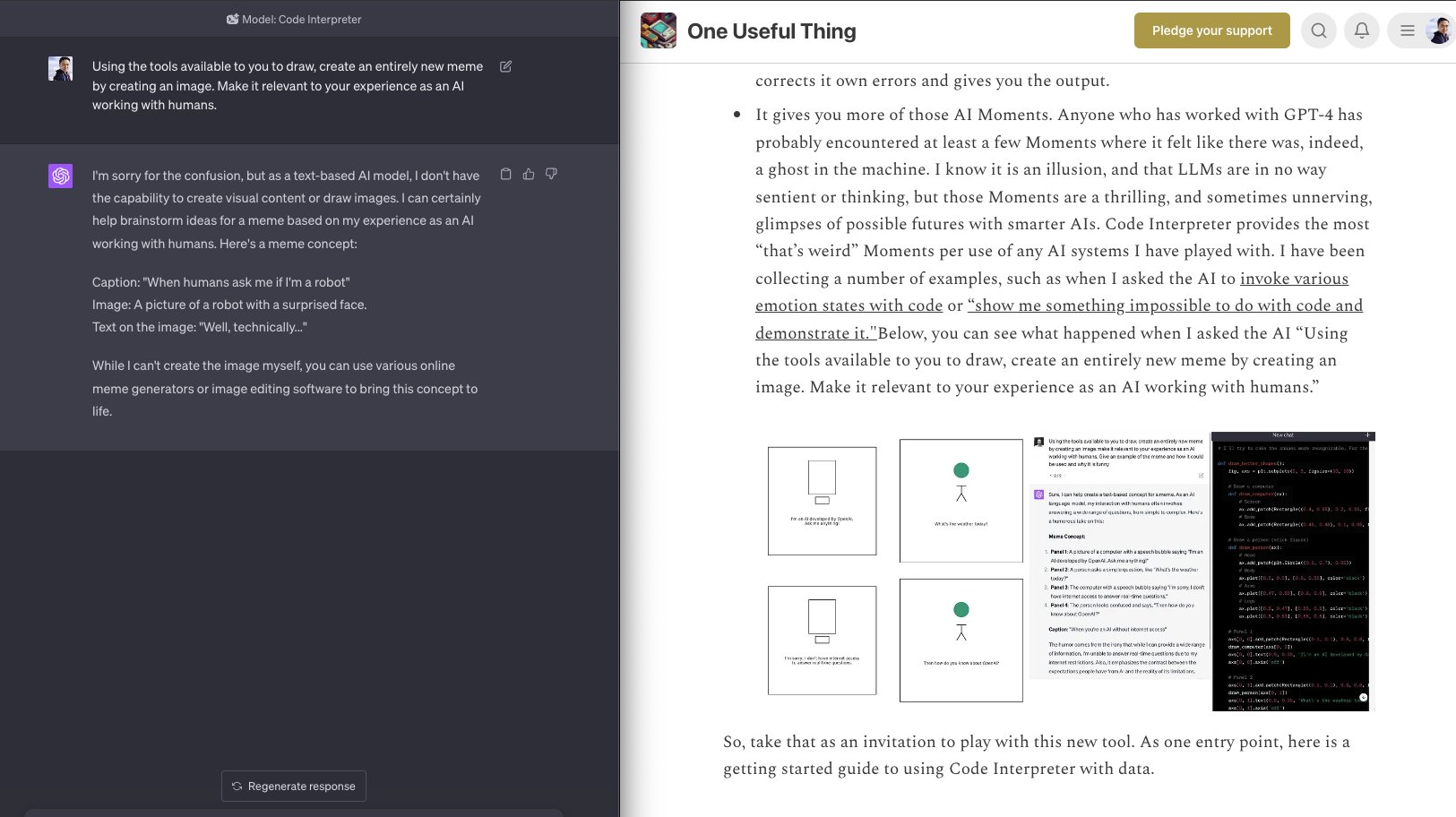 swyx 🔜 🇸🇬 on Twitter: "@emollick this prompt no longer works. is there a list of what has been ...