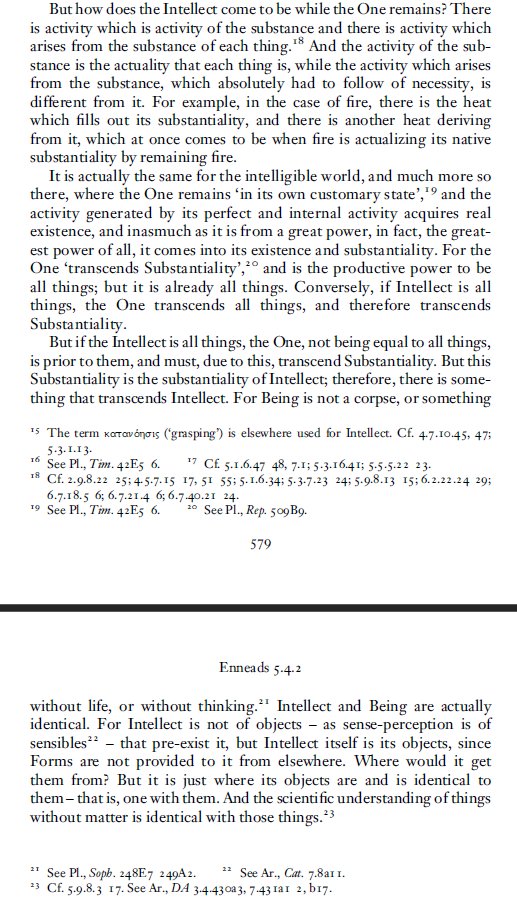 Emanation as Theôria One of the key points that every Neoplatonist ...