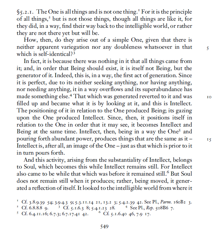 Emanation as Theôria One of the key points that every Neoplatonist ...
