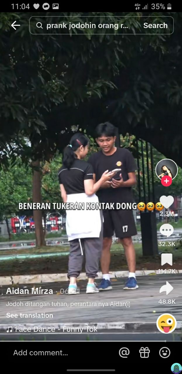 Tanyarl 💚 on Twitter: "CW / TIKTOK udh tau vid ini belom? lucuu bat ancrit 😔🫵 untuk skrng aidan ...