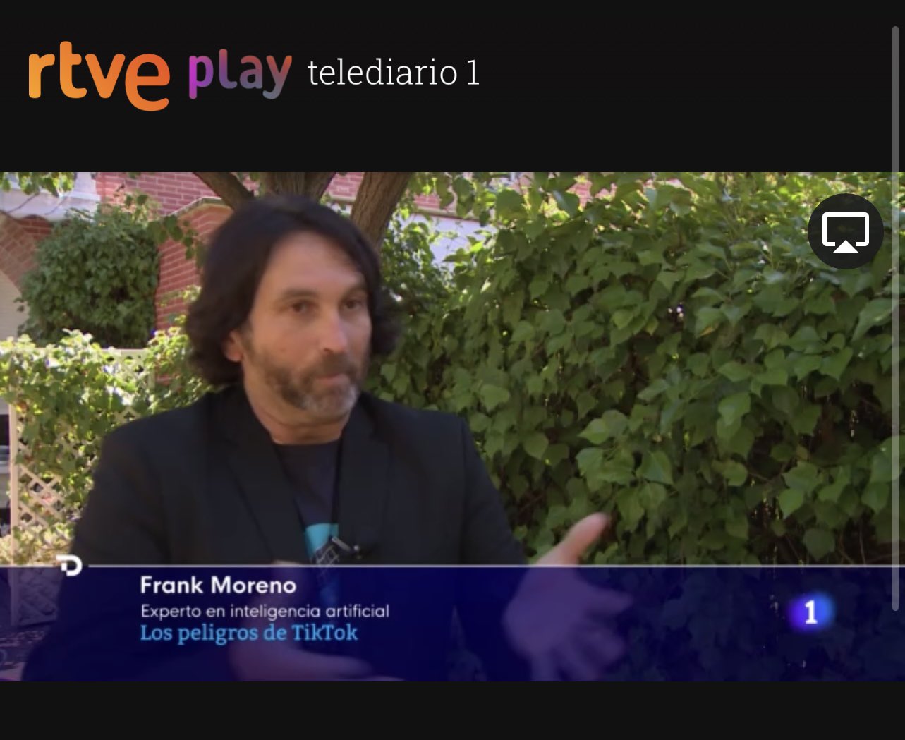 Encomienda Magistral Templaria on Twitter: "En TV1 entrevistan sobre IA, Tik Tok, algoritmos … a ...