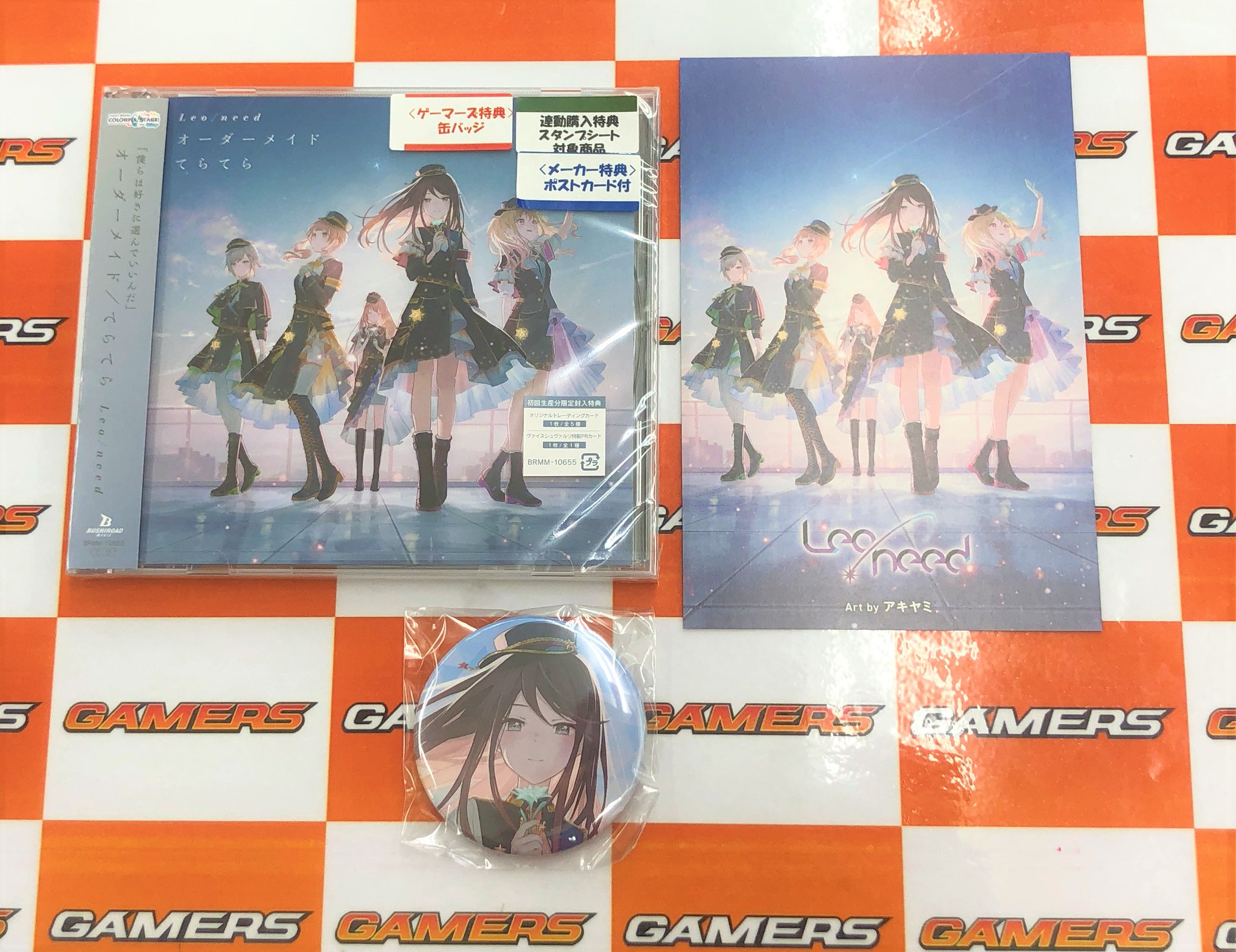 ゲーマーズ神戸三宮店 on Twitter: "【CD】 プロジェクトセカイ カラフルステージ！ feat. 初音ミク Leo/need 5th Single「オーダーメイド/てらてら」 好評 ...