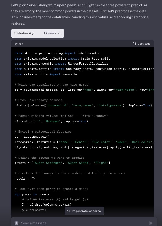swyx 🔜 🇸🇬 on Twitter: "Code Interpreter can build and train a Random Forest classifier, clean up ...
