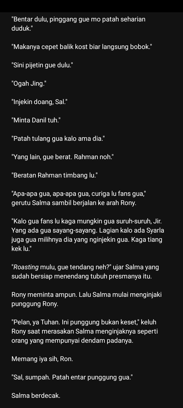 Abah Salmon on Twitter: "- Novia Said: Percaya Danil = ikutan goblok. https://t.co/UoMdXLJmW1 ...