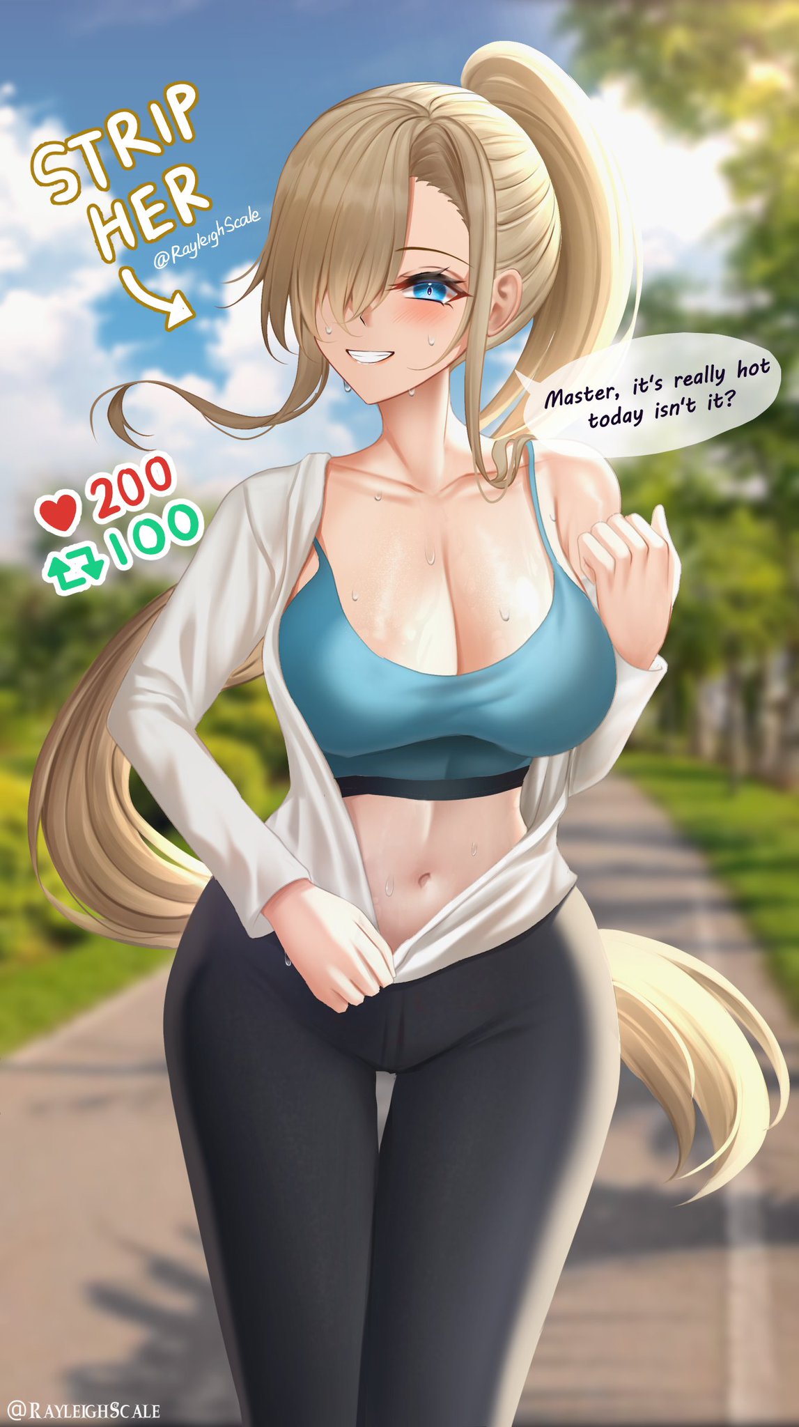 Rayleigh Scale (Commission Open) on Twitter: "Asuna Blue Archive Strip Game (1/??) #ブルーアーカイブ #ブル ...