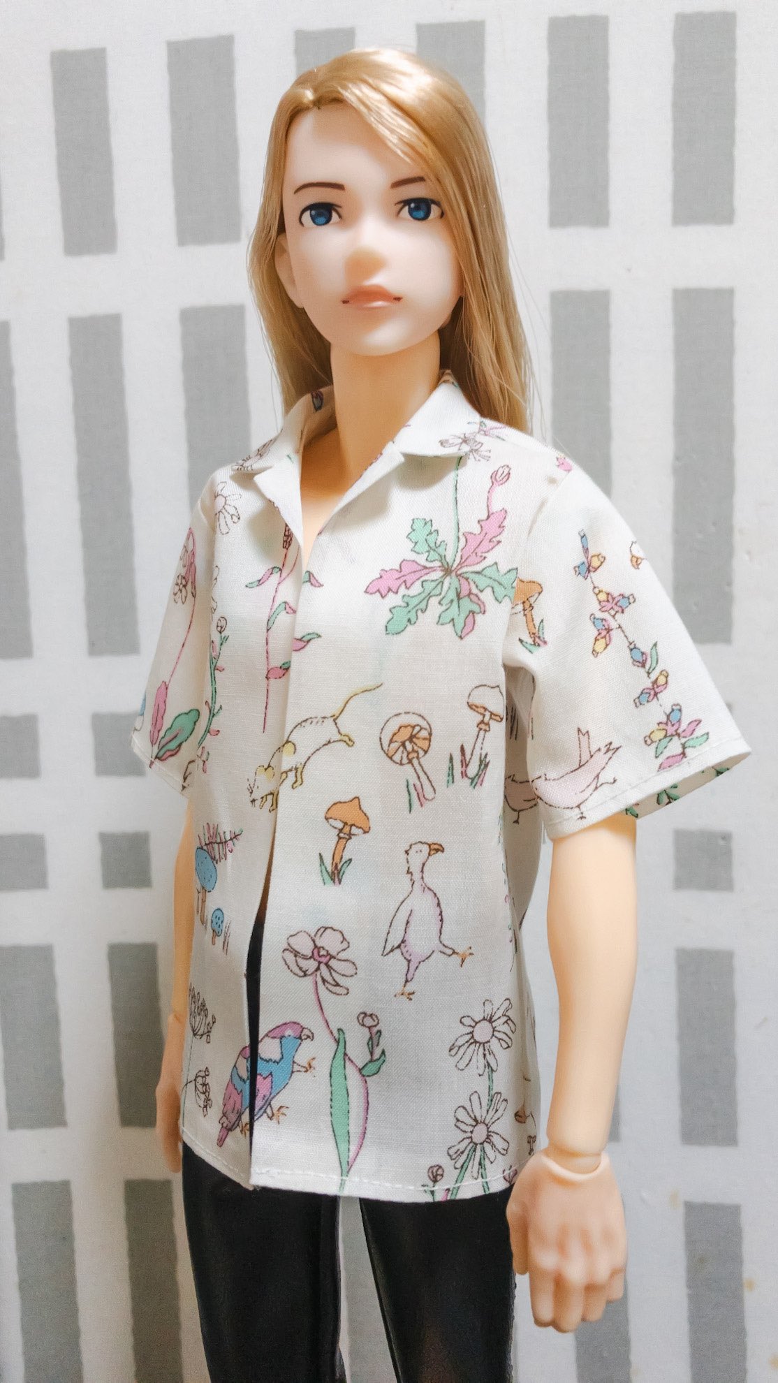 Hachi🦔ミシン部Doll課 on Twitter: "今日は1.8着分まで縫い縫い🦔どこを切り取っても可愛い柄なので使いたいところいっぱいで迷う〜！ https://t.co ...