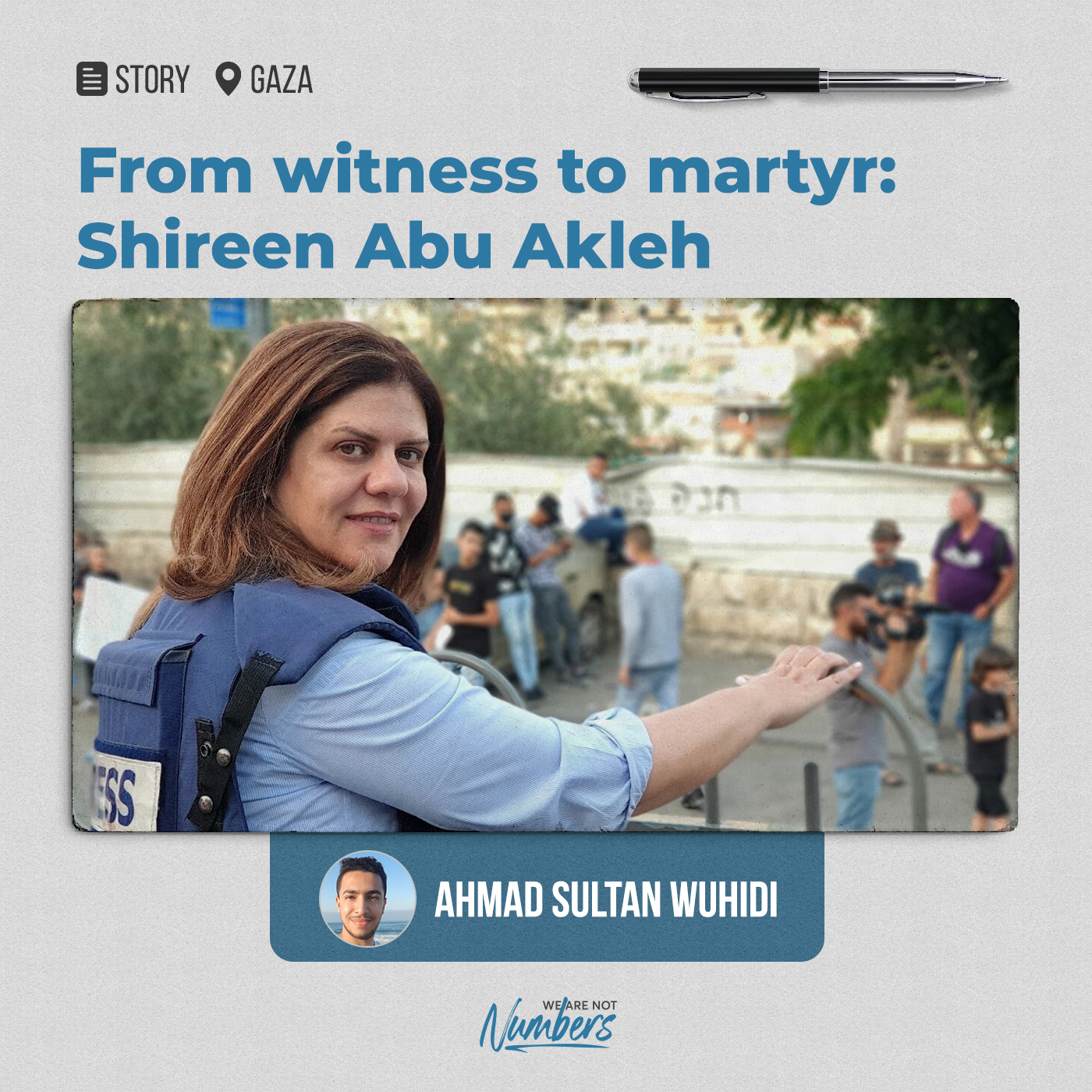 We Are Not Numbers on Twitter: "Join us at We Are Not Numbers in continuing Shireen's message ...