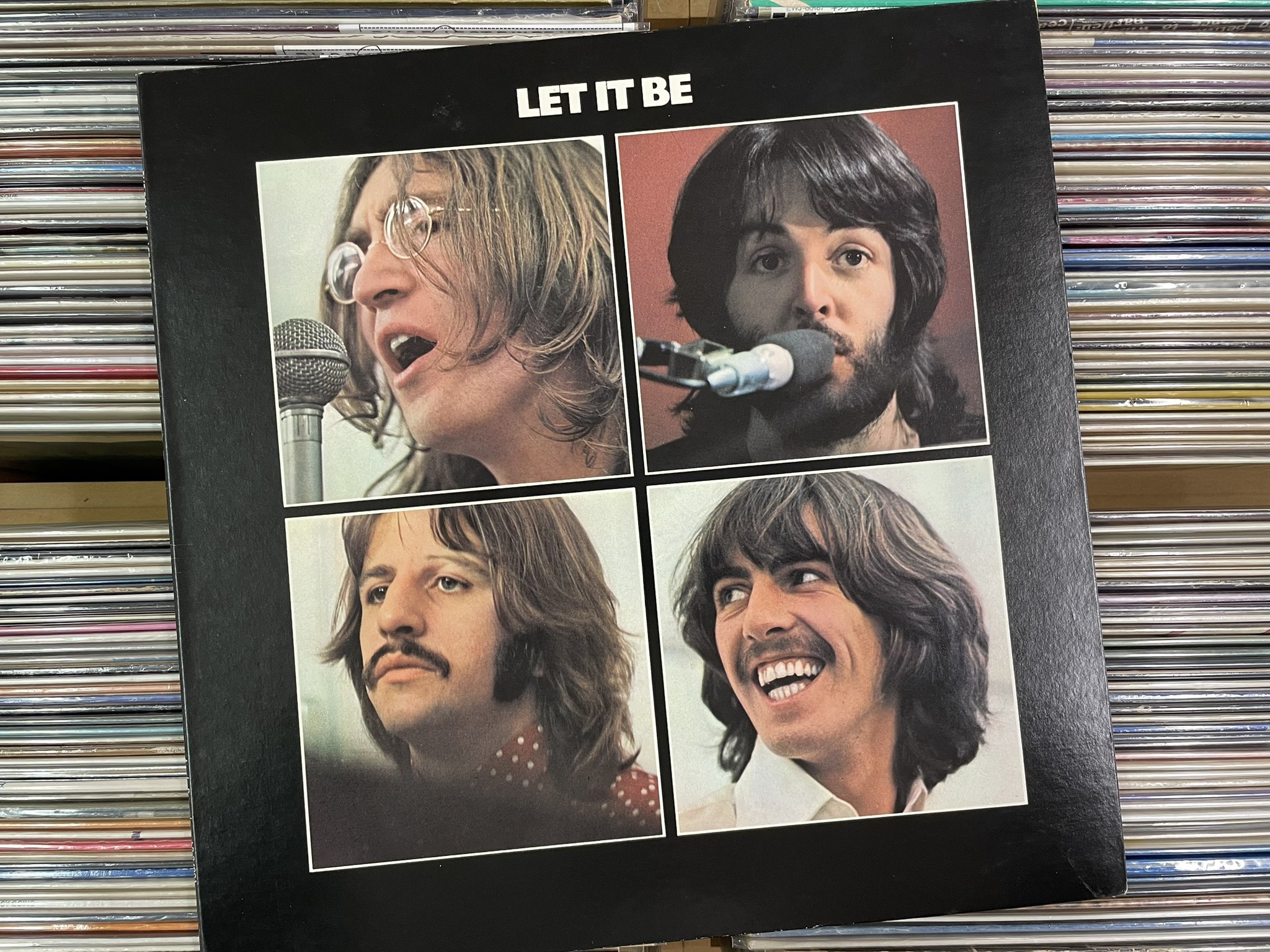 rubicrecords on Twitter: "BEATLES / LET IT BE （ APPLE / AR34001 / BELL SOUND刻印 / PHIL＋RONNIE刻印 ...