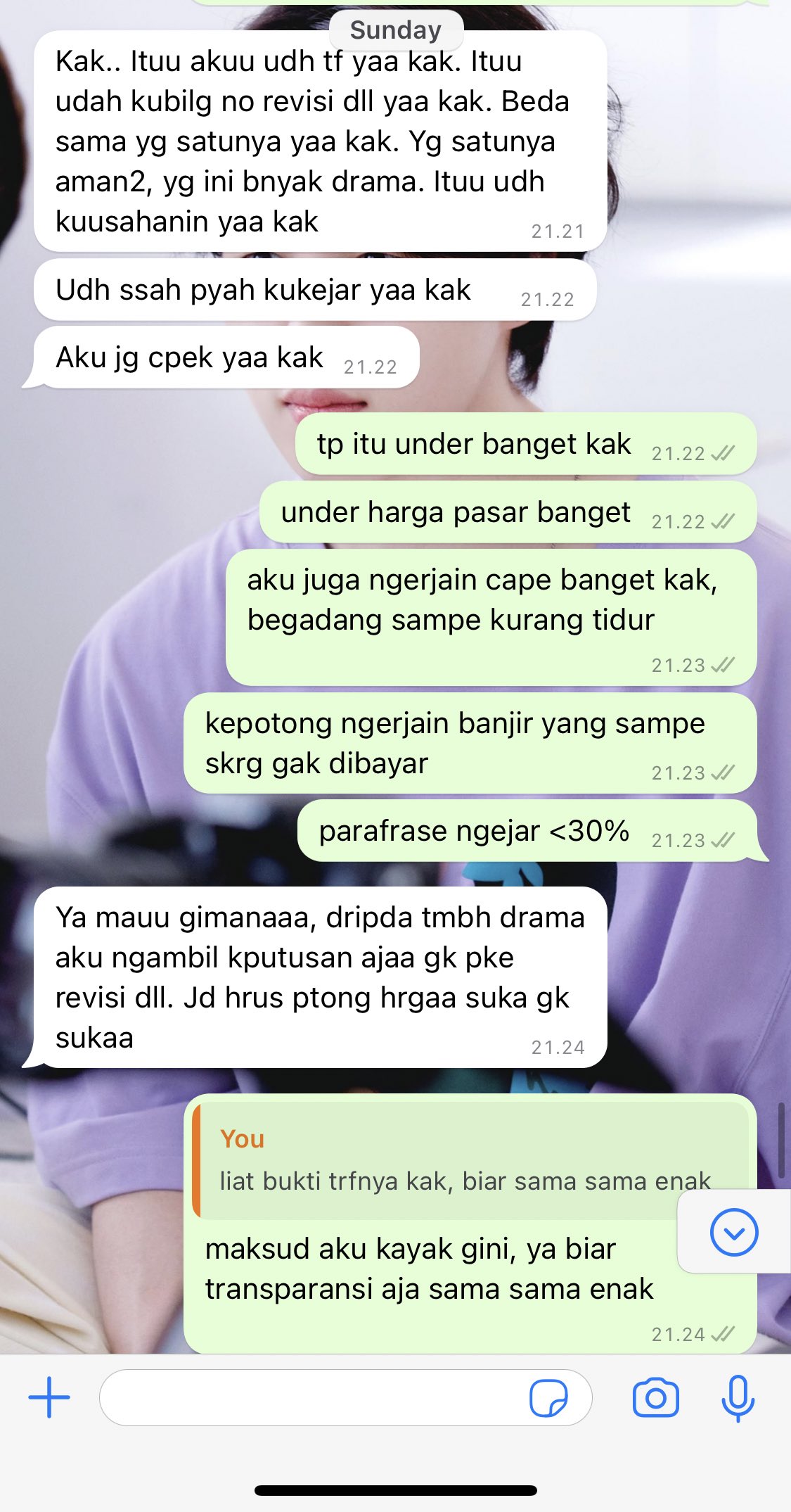 ؘ on Twitter: "kita beargumen dan aku minta bukti trf tapi dia gak mau ngasih dengan alesan ...