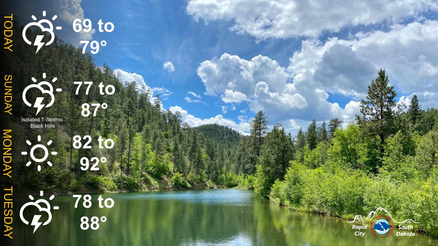 Nws Rapid City On Twitter Much Warmer Weather Is Expected For The