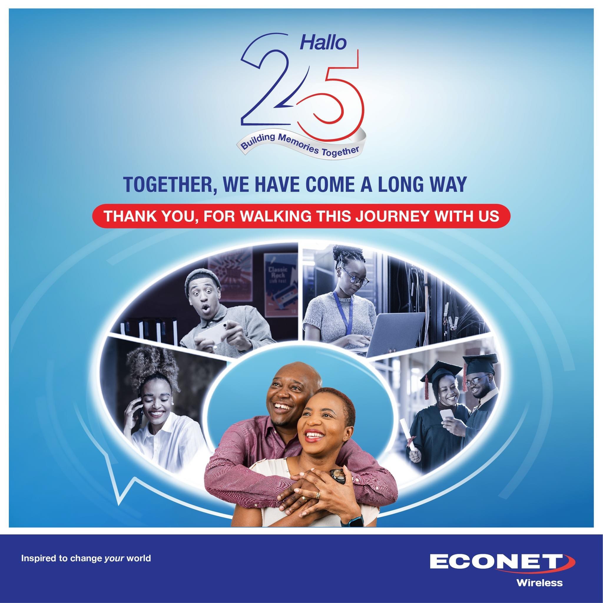 Econet Wireless On Twitter Hallo 25 Building Memories Together Thank