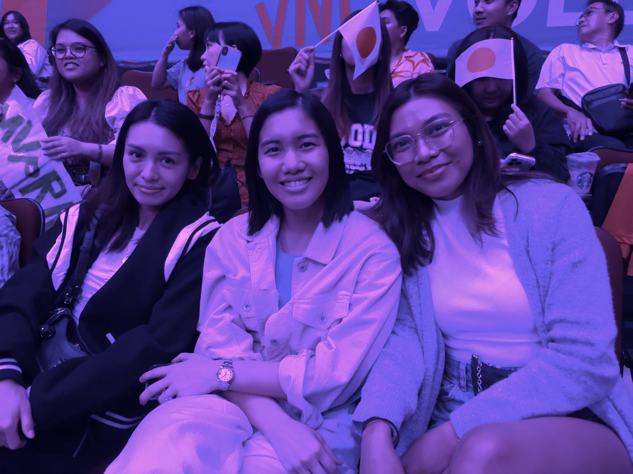 One Sports on Twitter: "Rebisco fam 💗💜 Alyssa Valdez, Jia De Guzman, and Denden Lazaro-Revilla ...