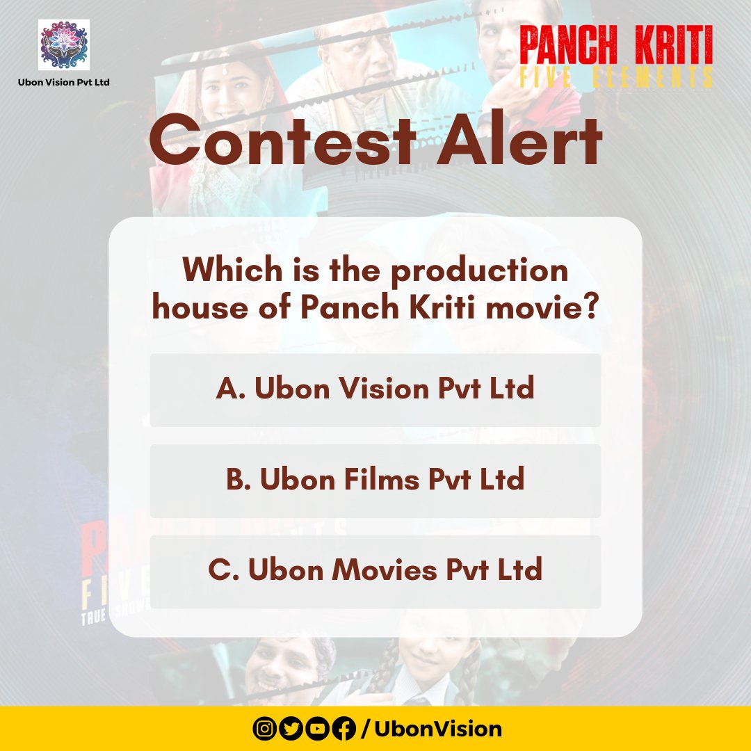 Ubon Vision on Twitter: "Get a chance to win some amazing prizes by participating in this ...