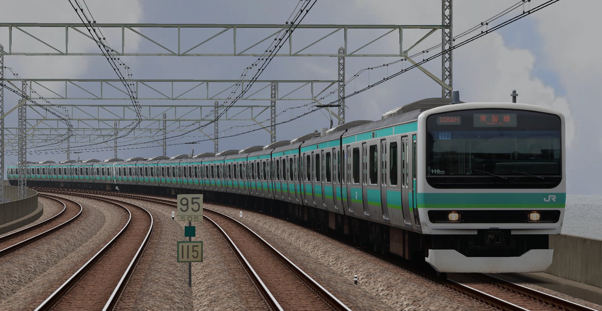 もっちー🌱𓂃 𓈒𓏸 on Twitter: "やっぱり長編成は映えるなぁ...(制限標識も似合う) #bve #BVE5 #常磐線制作日記 https://t.co/UJgQQBSACq ...