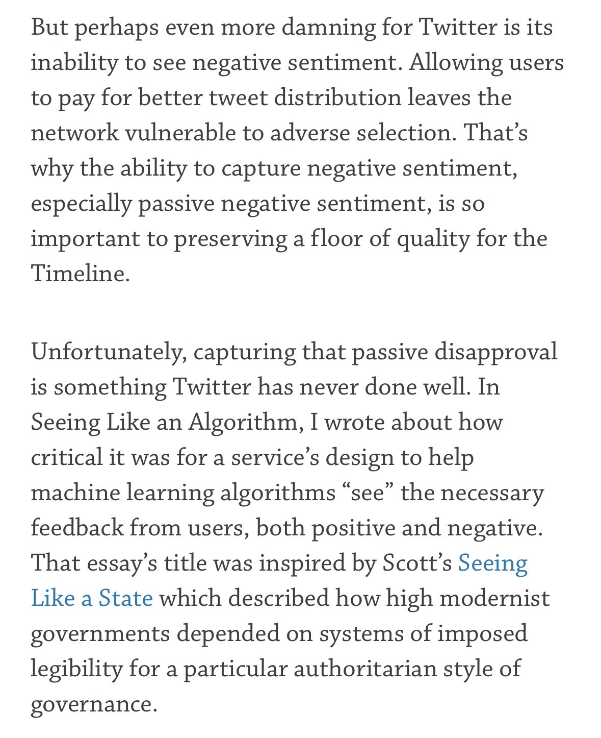 Emmett Shear on Twitter: "New @eugenewei on Twitter’s evolution/devolution under Musk. Well ...